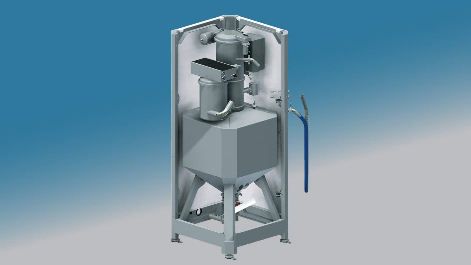 Additive Manufacturing buffer storage for metal powder