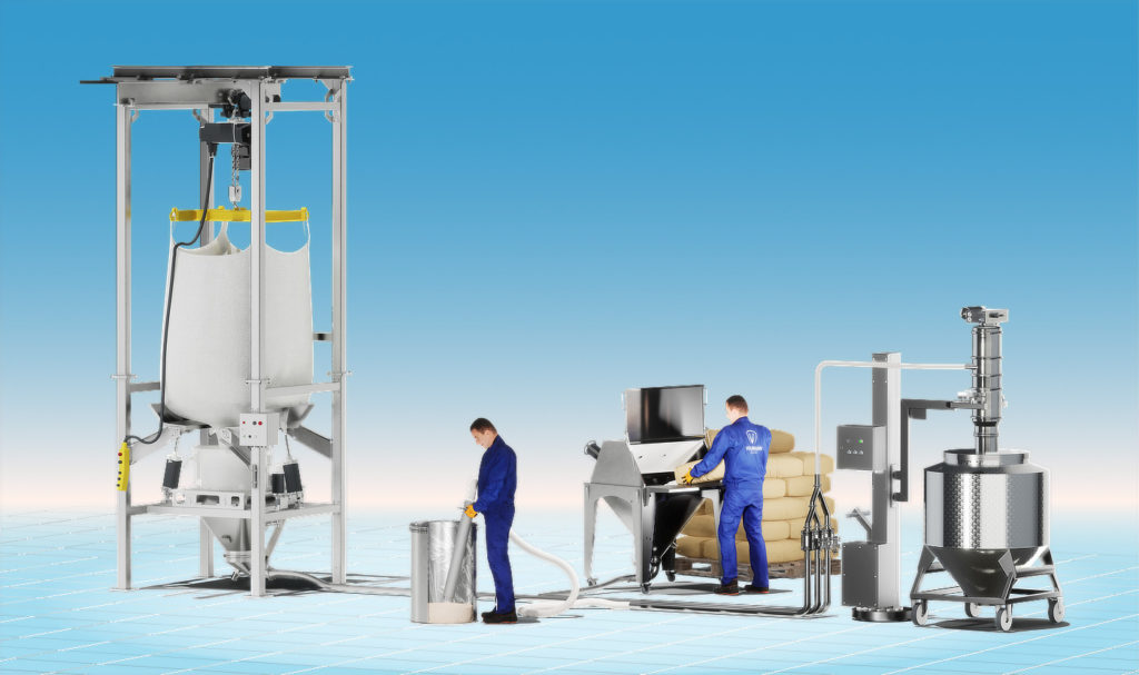 Conveying of Powder, Granulate, Bulks Vacuum Conveyors
